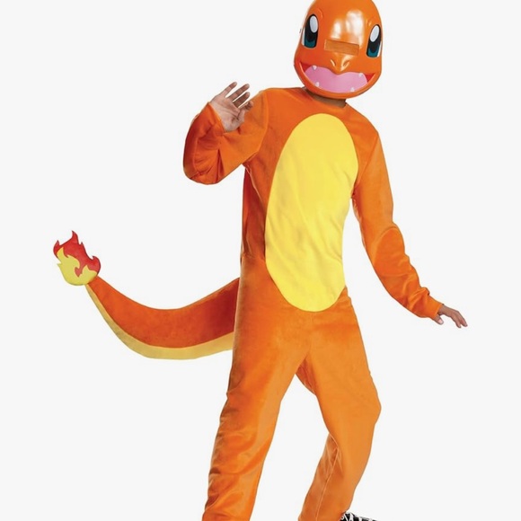 Costumes | Boys Charmander Costume Official Pokemon Deluxe Kids Costume ...